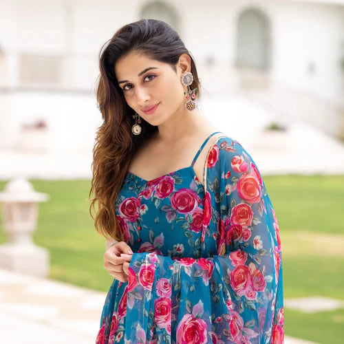 10 Best Chiffon Suit Set for Women in Fashion – Ambraee
