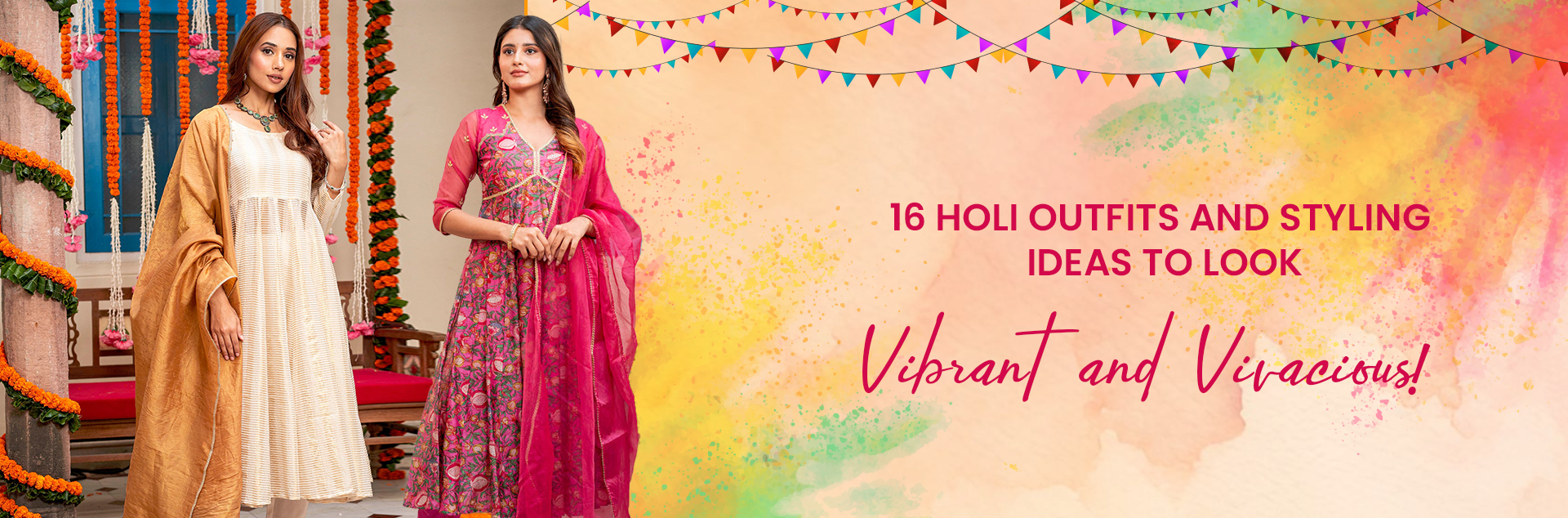16 Holi Outfits And Styling Ideas To Look Glamorous – Ambraee